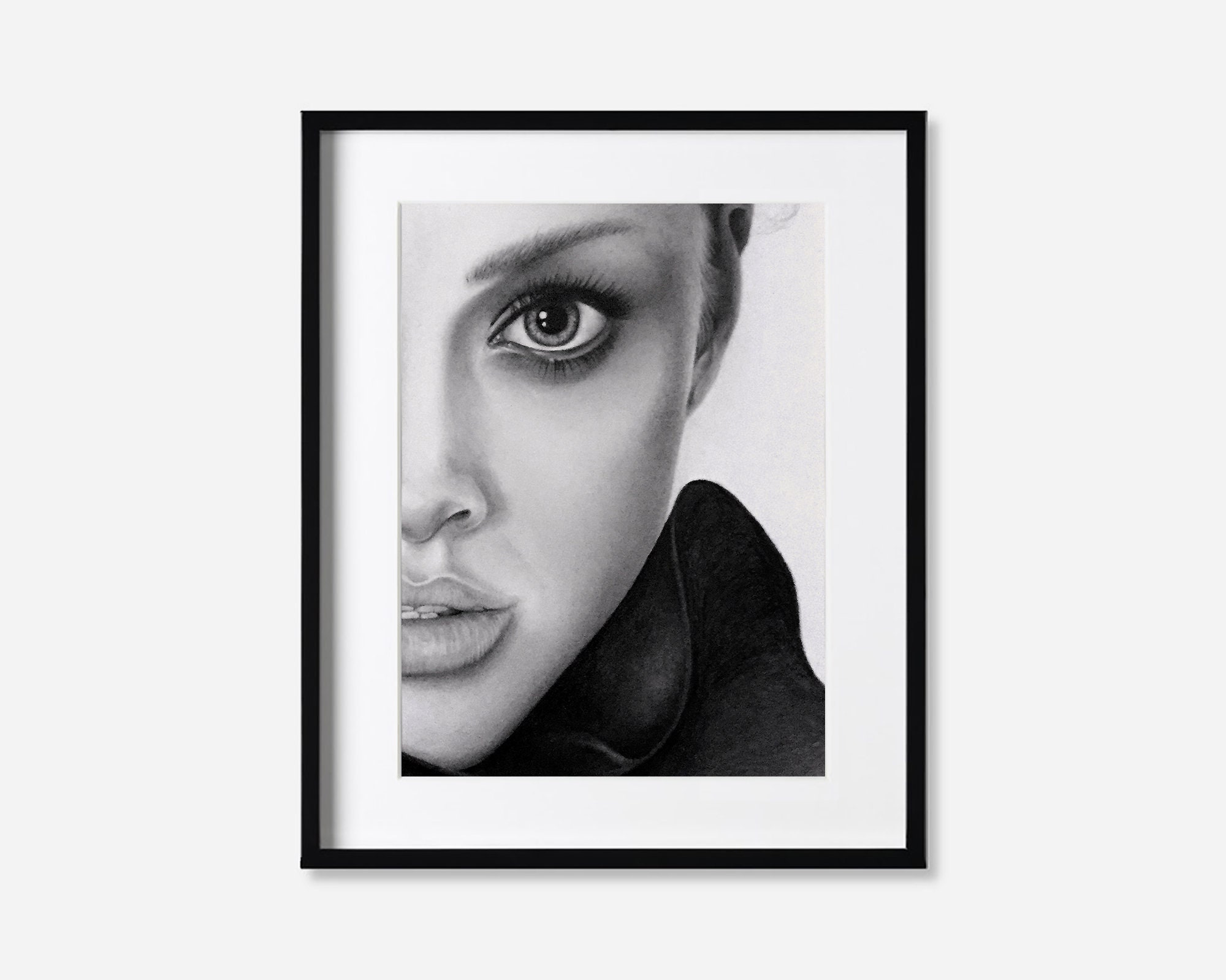 Beautiful Woman's Gaze Wall Art Digital Print Eye - Etsy