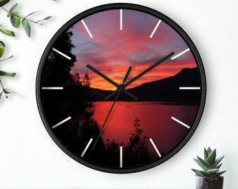 Sunset Wall Clock | Etsy