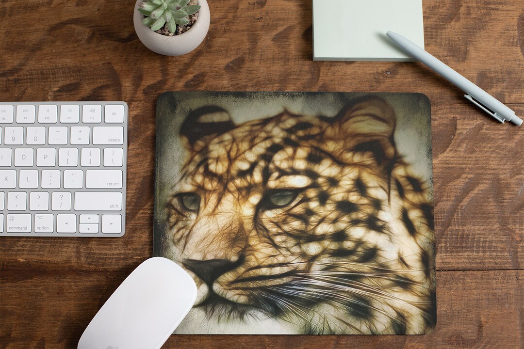 Cheetah Mousepad - Etsy