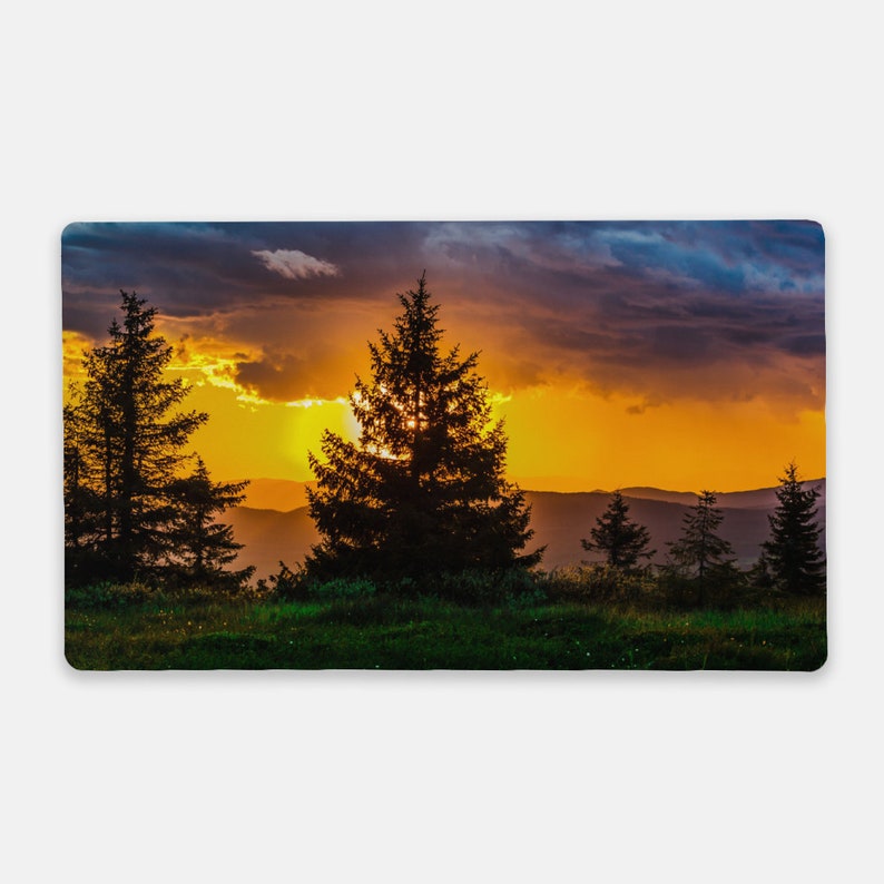 Sunset Desk Mat Large 24 X 14 | Etsy