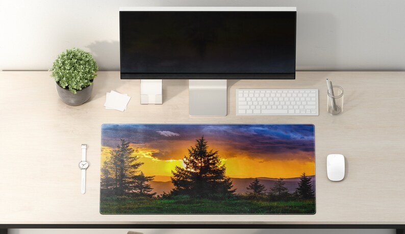 Sunset Desk Mat Large 24 X 14 | Etsy