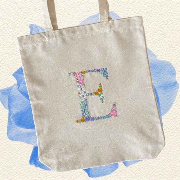 Embroidered Tote Bag - Etsy