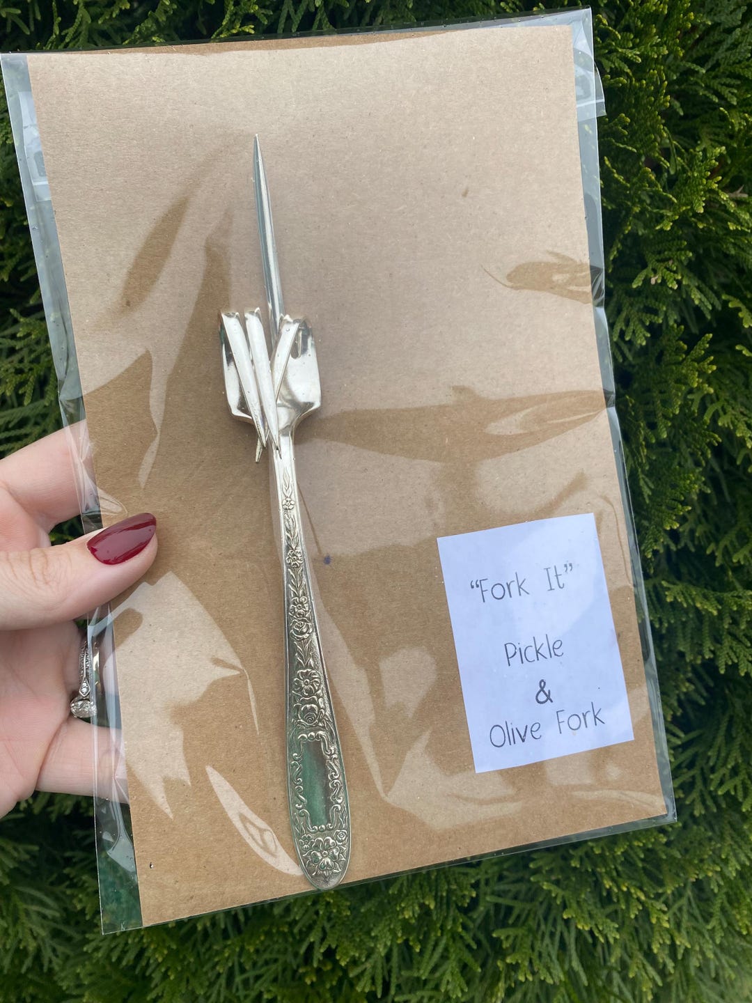 Fork It- Pickle and Olive Fork - Etsy