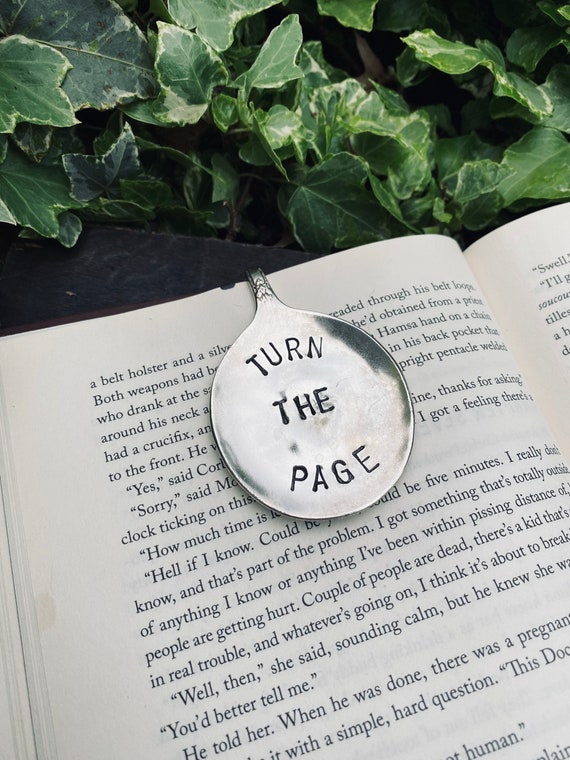 Silverware Spoon Bookmark Book Reader Book Mark Bookmarks - Etsy