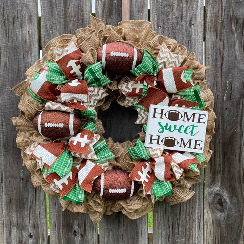 Football Wreath - Etsy