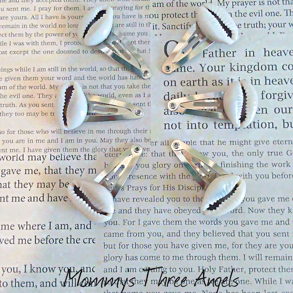 Sea Shell Hair Clips - Etsy
