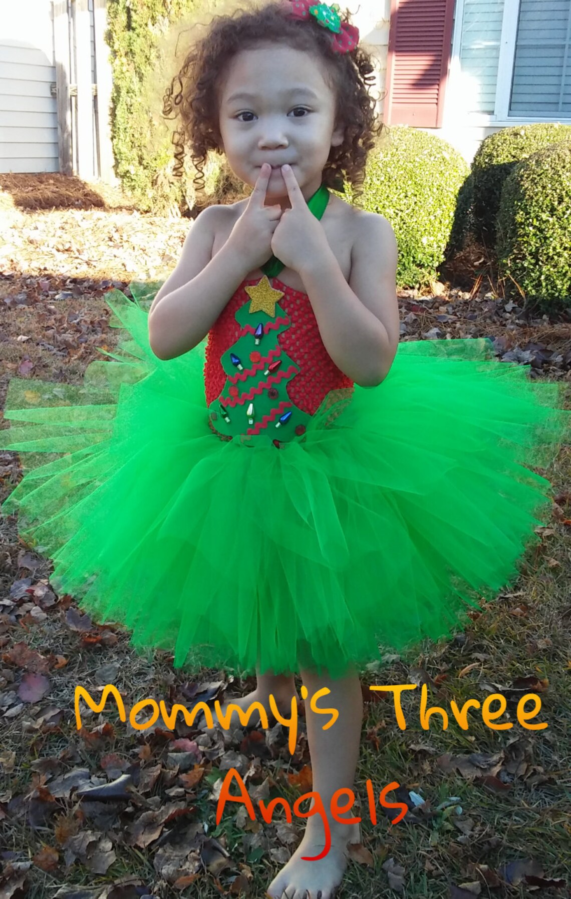 Christmas Tree Inspired Tutu Dress MADE TO ORDER - Etsy