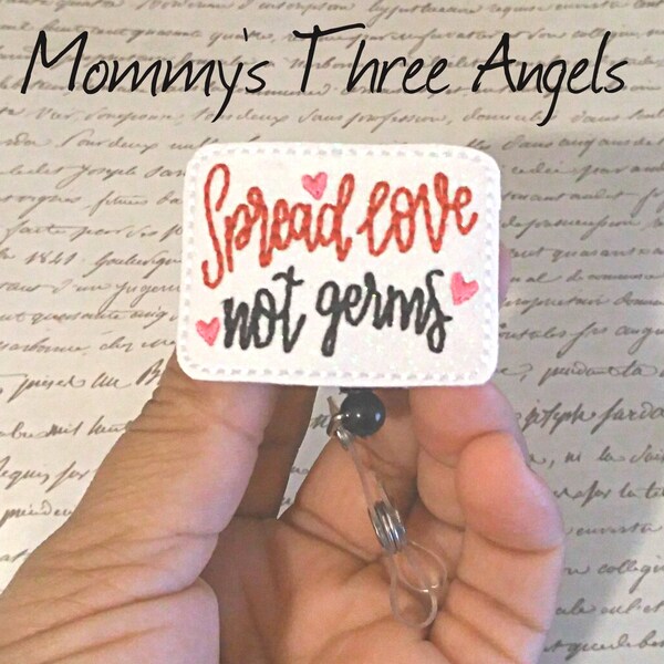 Spread Love Not Germs - Etsy
