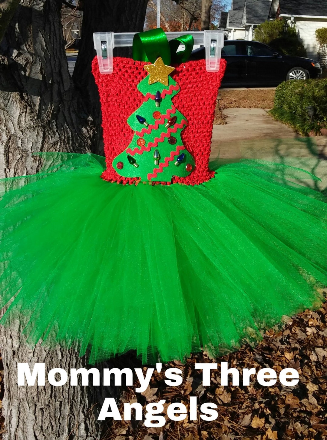 Christmas Tree Inspired Tutu Dress MADE TO ORDER - Etsy