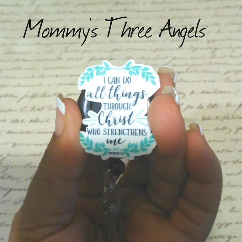 Bible Verse Badge Reel - Etsy