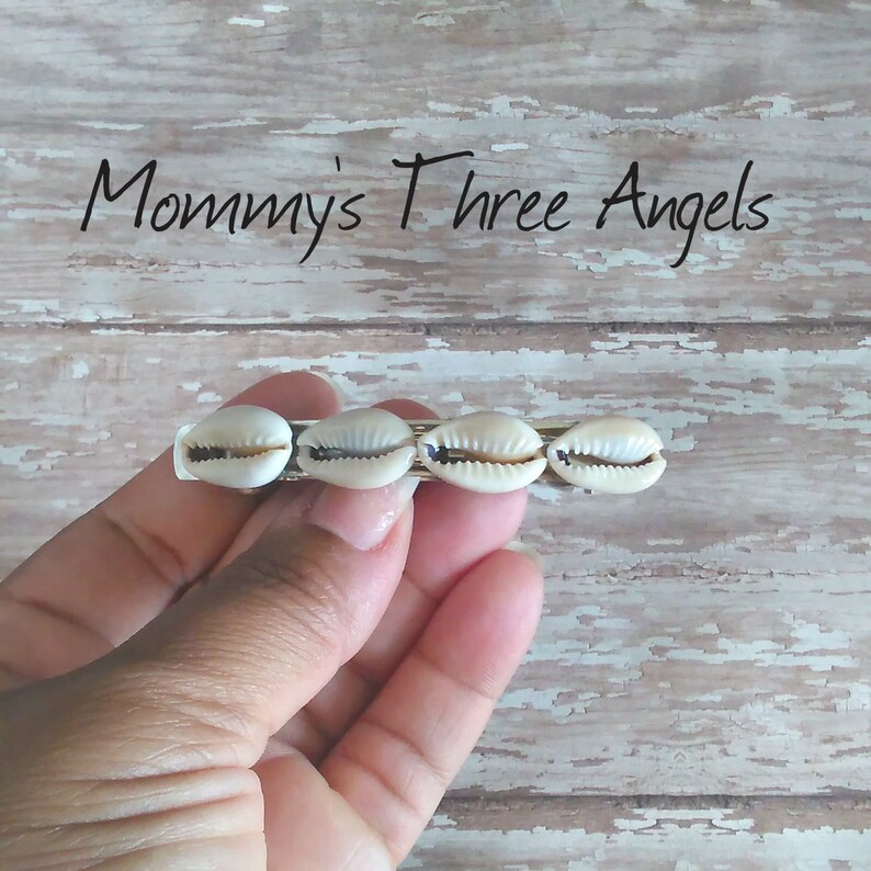 Cowry/cowrie Shell Hair Barrette MADE TO ORDER - Etsy