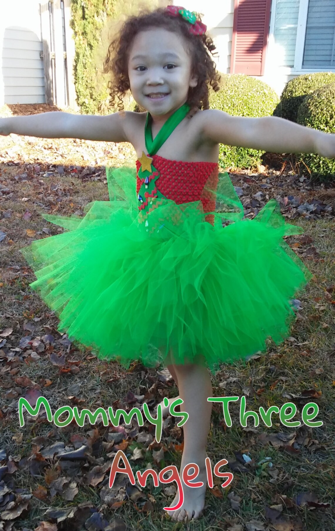 Christmas Tree Inspired Tutu Dress MADE TO ORDER - Etsy