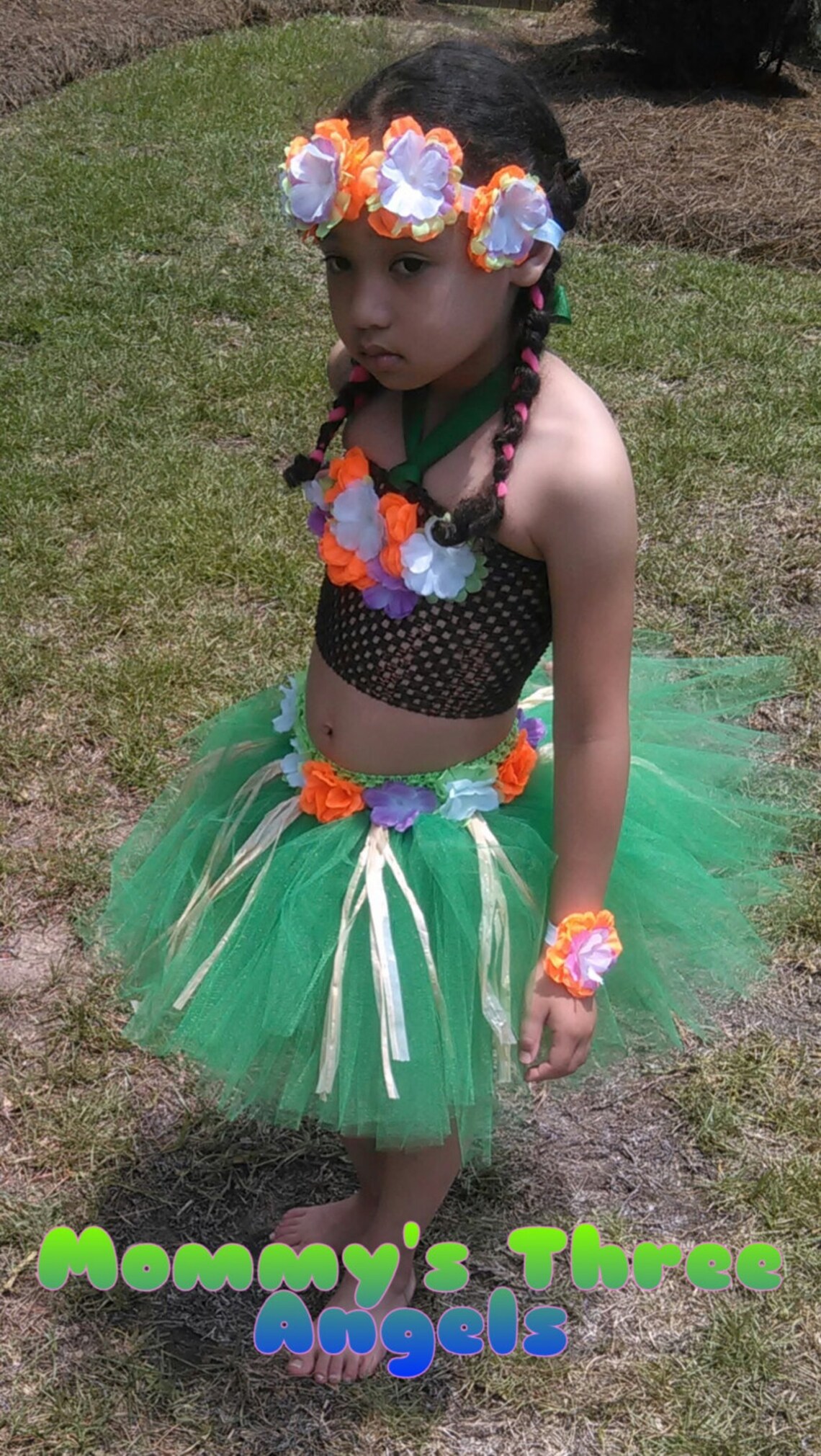 Little Tropical Girl/ Hula Girl/ Hawaiian Girl Tutu Set MADE | Etsy