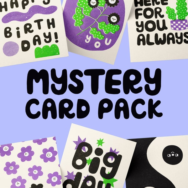 Surprise Pack of Greeting Cards - Etsy