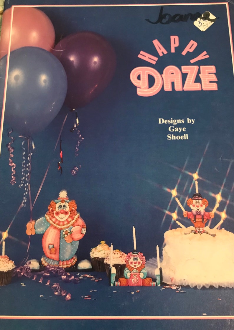 Vintage Happy Daze Craft Book by Gaye Shoell, Woodcraft Projects - Etsy