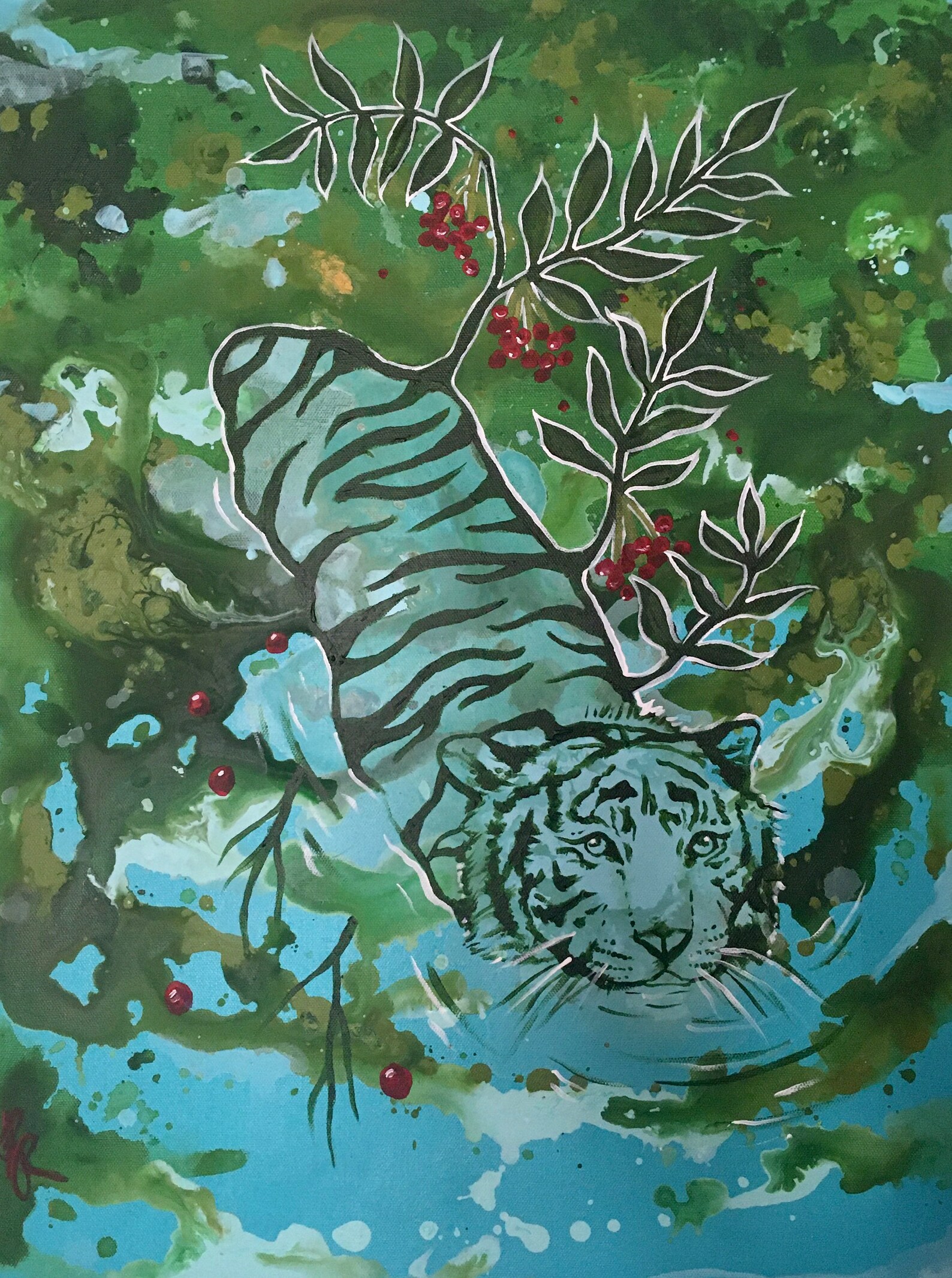 Astro Portrait Painting on Canvas | Etsy