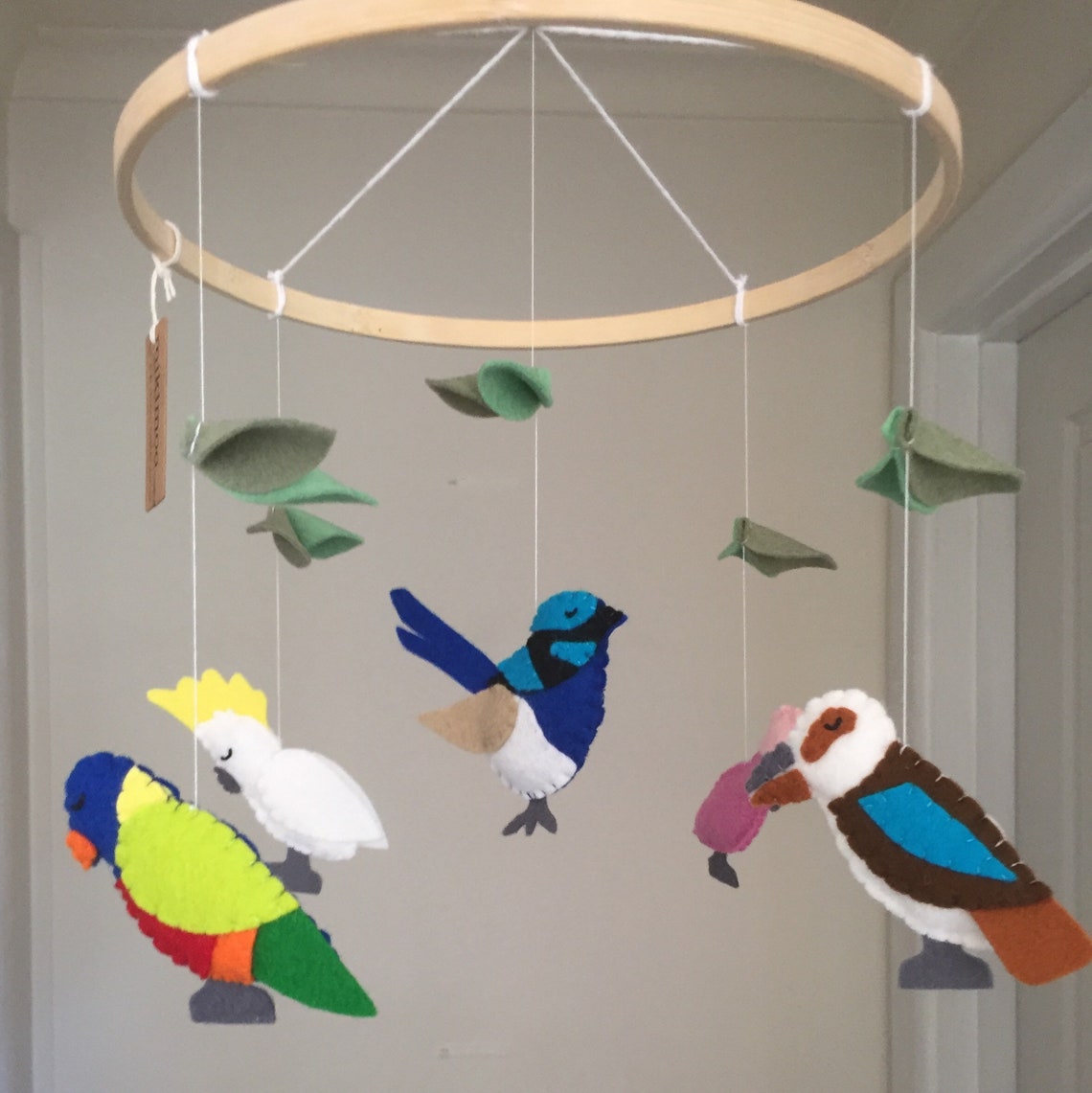 Australian Birds Mobile Perfect for Nursery - Etsy