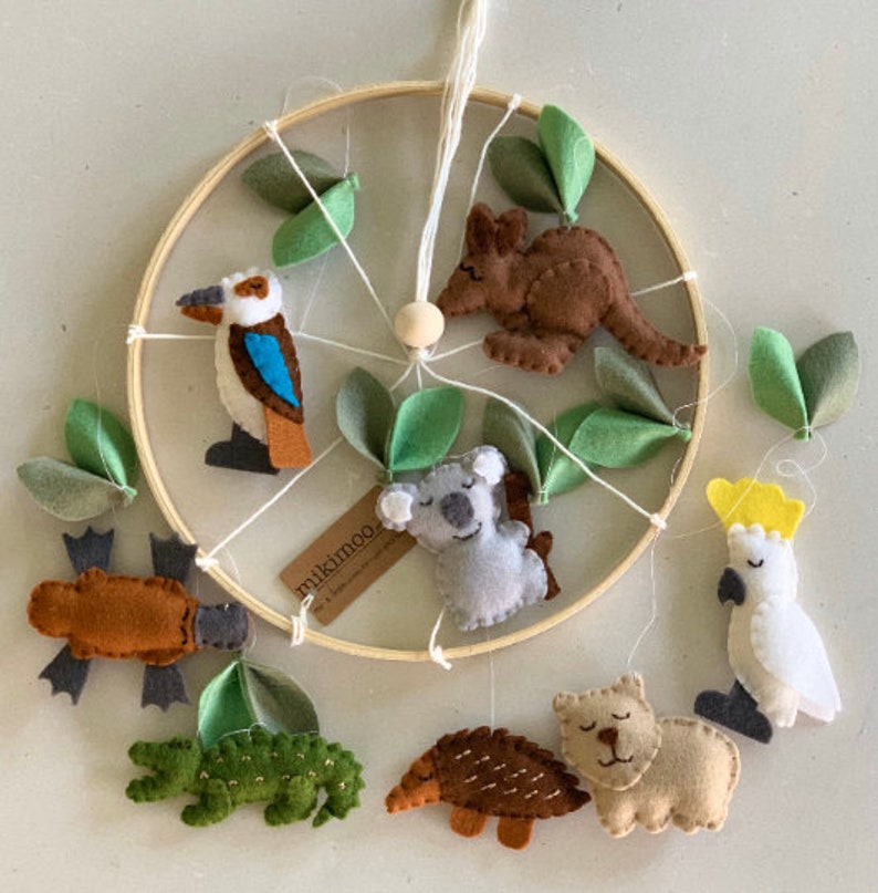 Australian Animal Mobile- Perfect for Nursery, Baby/children's Room ...