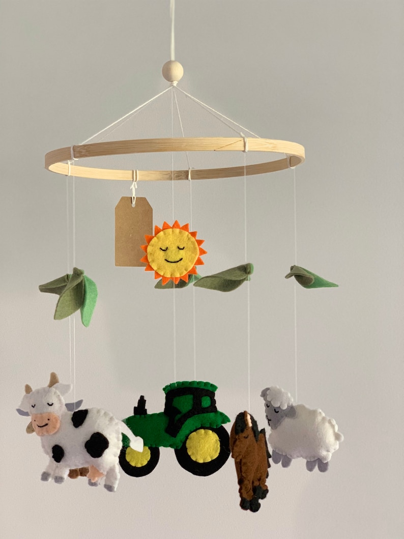 Farm Animal Mobile- Perfect for Nursery, Baby/children's Room. Custom ...