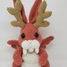 Wolpertinger Rabbit Amigurumi Crochet Pattern 2.0, Monroe, Printable ...