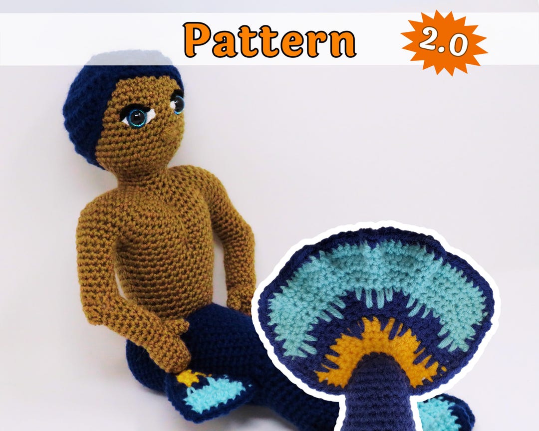Crochet Betta Merman Doll Pattern PDF - Etsy