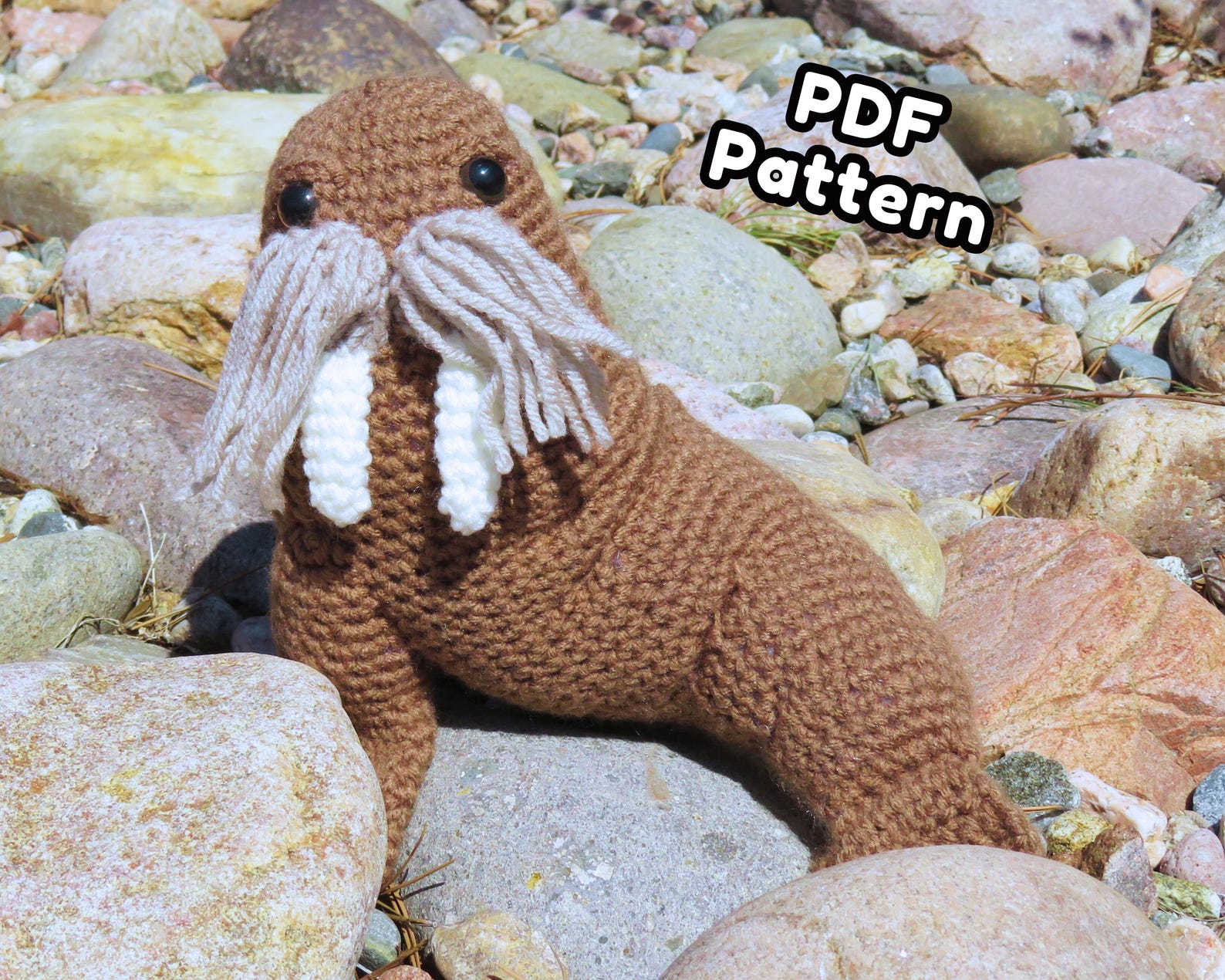 Walrus Crochet Pattern, Amigurumi, Walter the Walrus, Printable Pdf - Etsy