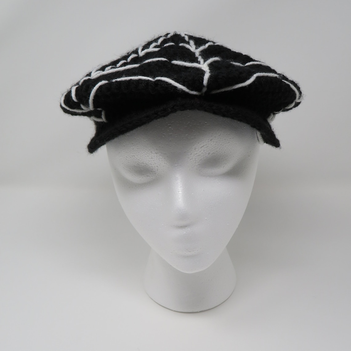 CROCHET PATTERN Spider Web Newsboy Hat Spider Cap .pdf | Etsy