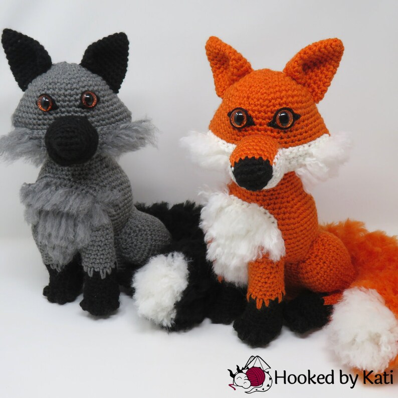 Fox Crochet PATTERN Realistic Amigurumi Printable .pdf - Etsy