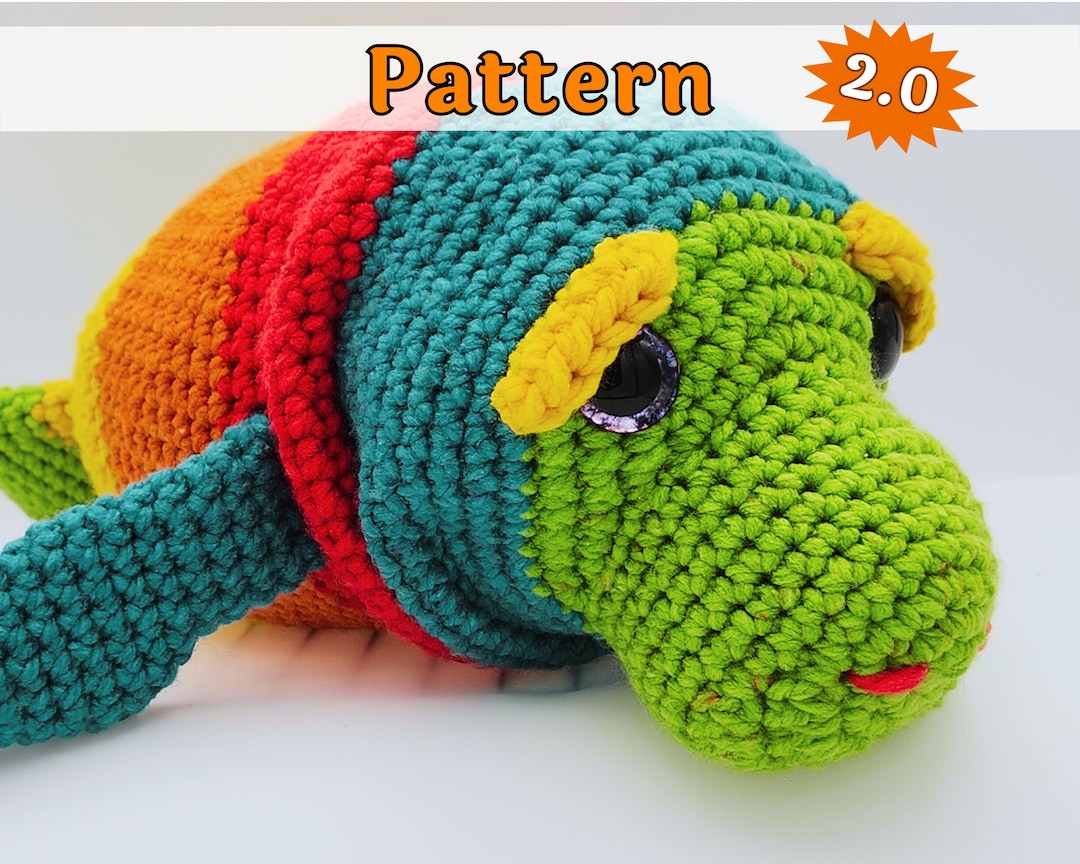 Manatee Amigurumi Pattern PDF - Beginner Friendly - Super Bulky Yarn - Etsy