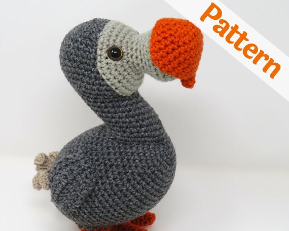 Dodo Bird Amigurumi Crochet Pattern Lewis Printable Pdf - Etsy Australia
