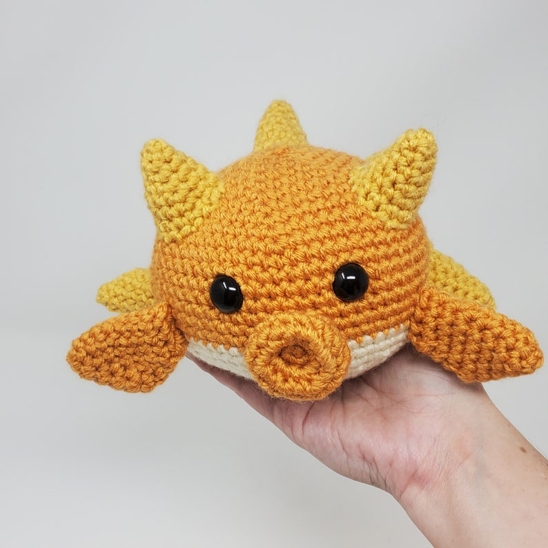 Puffer Fish Crochet Pattern Easy Amigurumi Printable Pdf - Etsy
