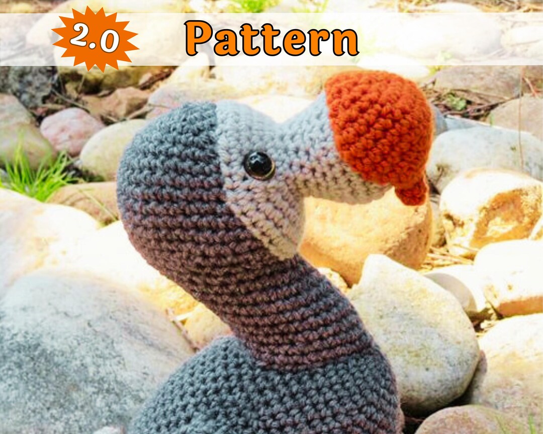 Dodo Amigurumi Pattern - Intermediate Skill Level - Aran Yarn - Pattern ...