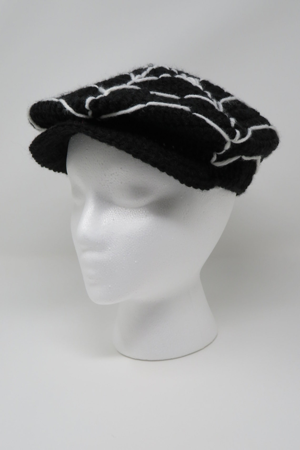 CROCHET PATTERN Spider Web Newsboy Hat Spider Cap .pdf - Etsy