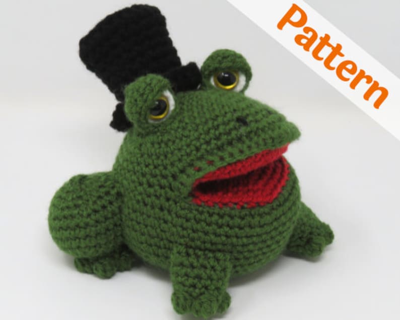 Frog Amigurumi Crochet Pattern Boris the Frog - Etsy
