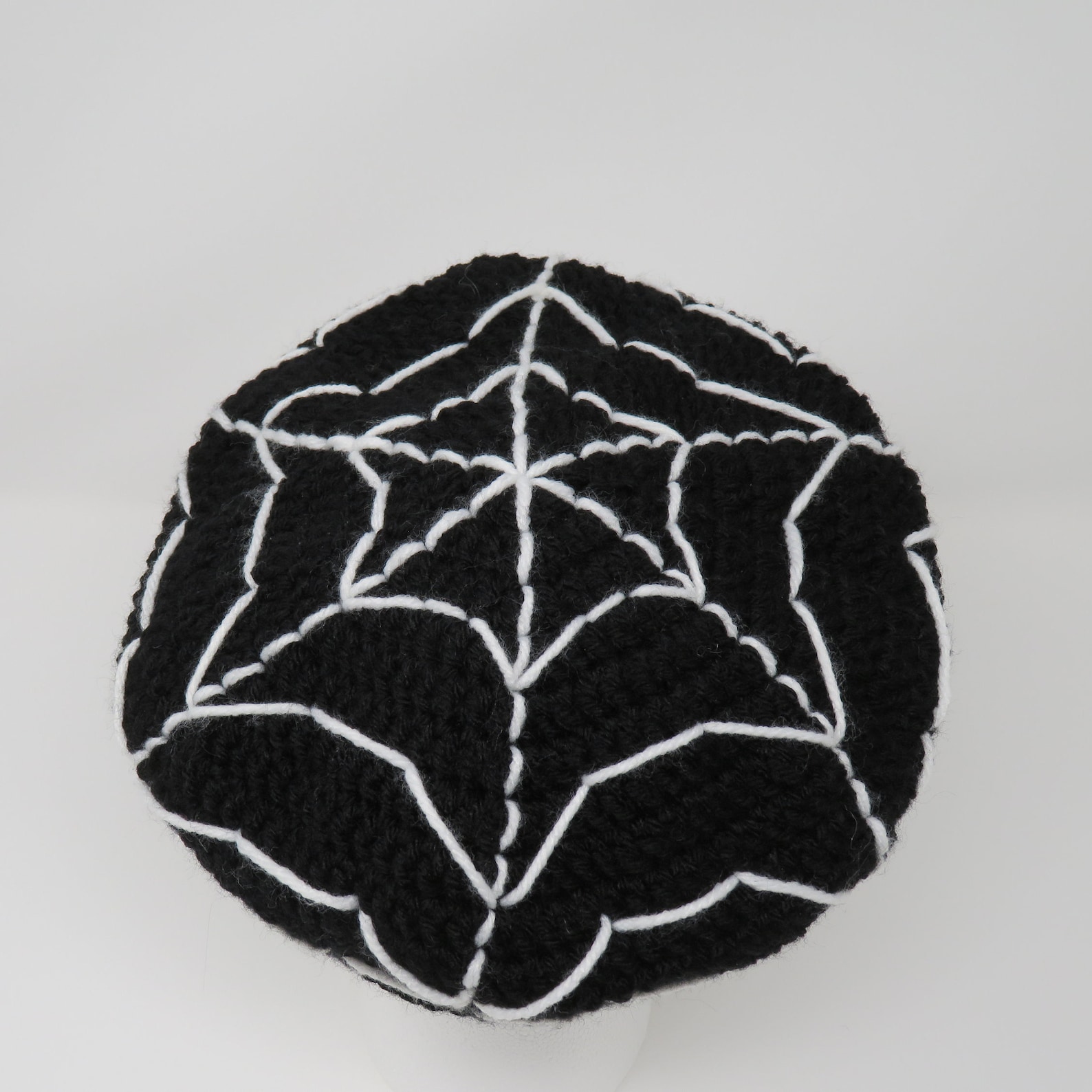 Crochet Spider Web Newsboy Hat Pattern: Halloween Cap (PDF Pattern) - Etsy
