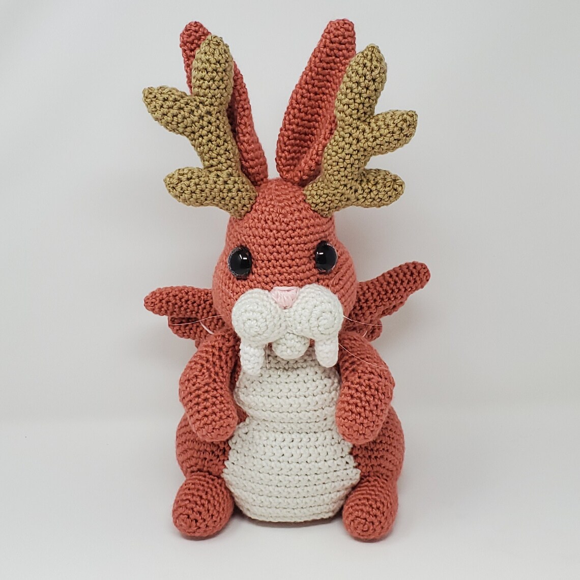 Wolpertinger Rabbit Amigurumi Crochet Pattern Monroe - Etsy