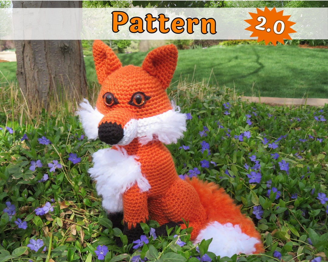 Fox Crochet Pattern, Realistic Amigurumi, Printable .pdf - Etsy