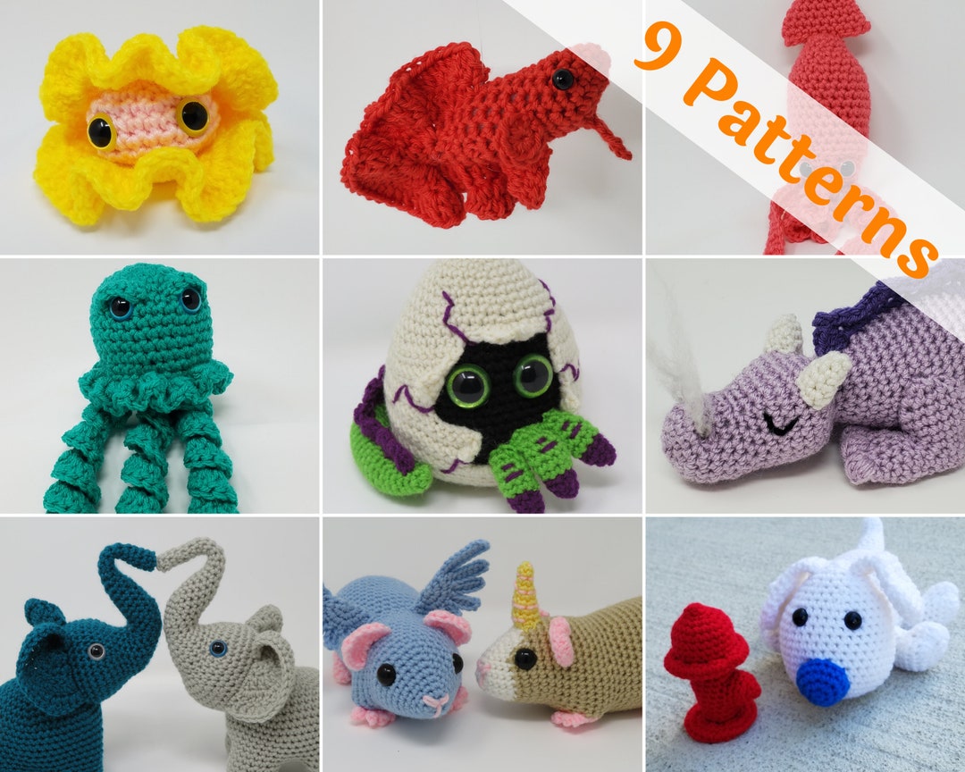 Intro to Ami: Crochet Pattern Collection for Stuffed Animals - Etsy