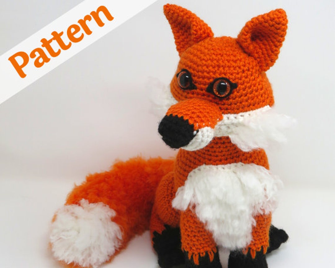 Fox Crochet PATTERN, Realistic Amigurumi, Printable .pdf - Etsy