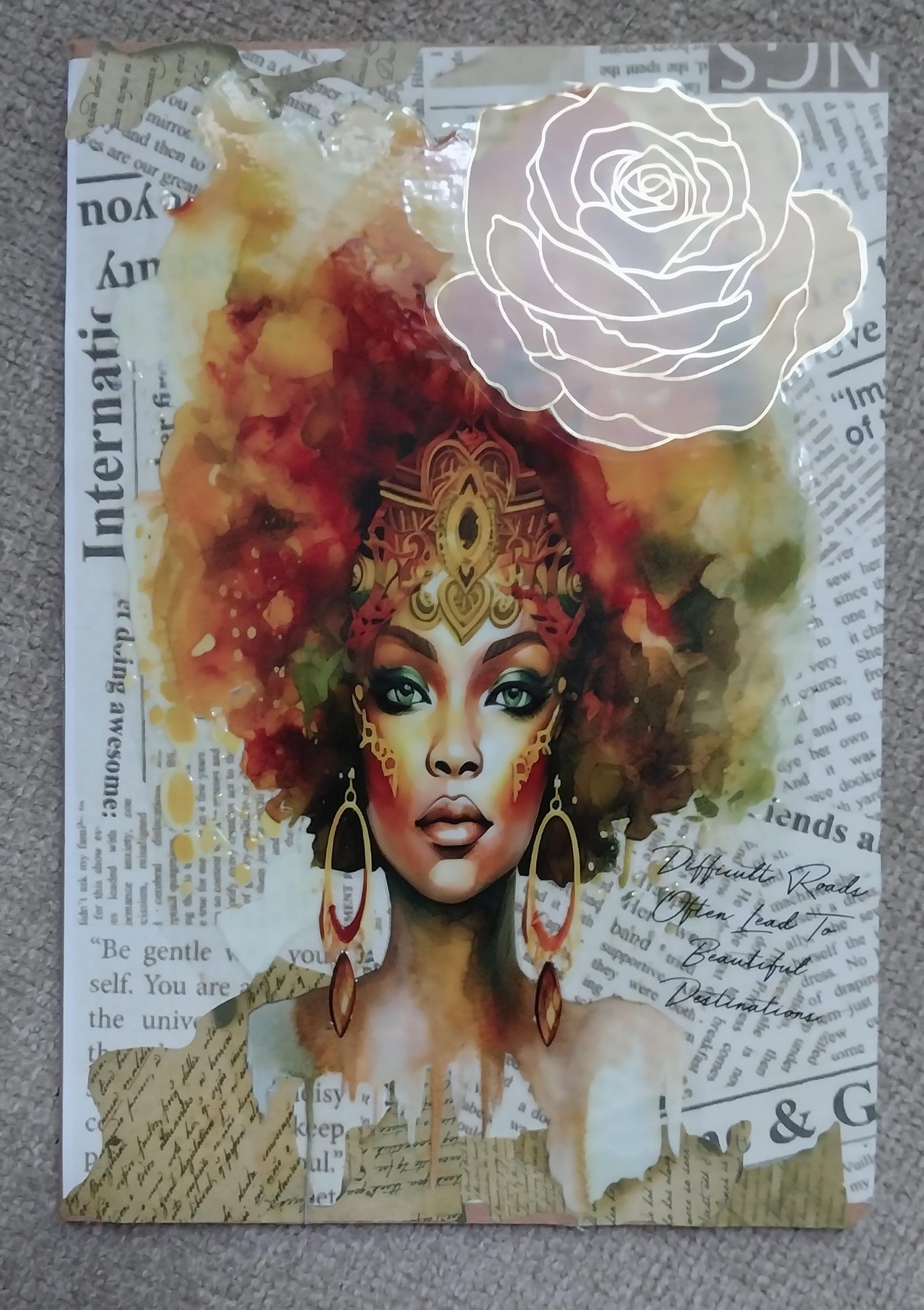 Sketch Journal, Journal Starter Kit, Afrocentric Sketchbook, Sketchbook ...