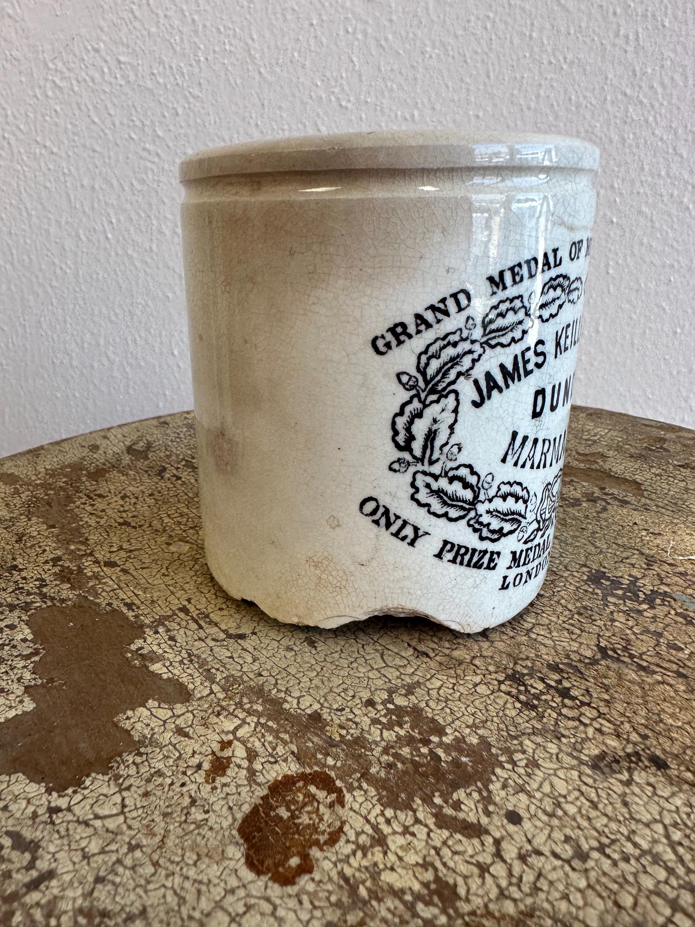 Rare Antique English James Keiller Dundee Marmalade Jar / 2LB ...