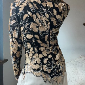 Vintage Heavily Beaded Pure Silk Semi Cropped Pullover Cut Deco Top - Etsy