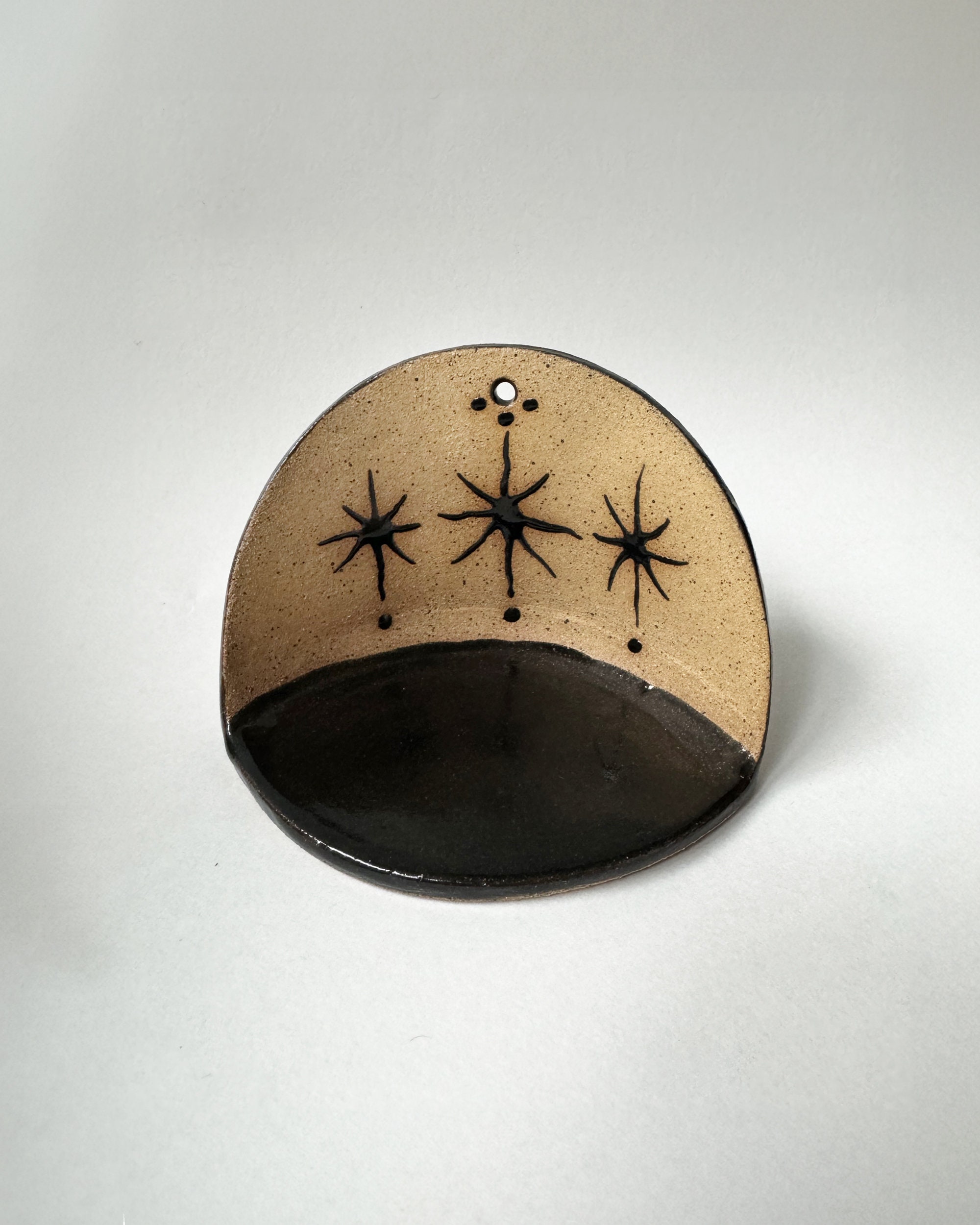Three Star Altar Miniature Ceramic Altar to Set on a Shelf or Hang on a ...