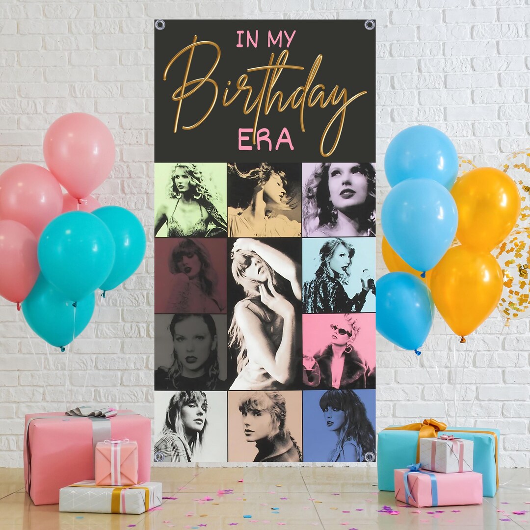 Swiftie Birthday Banners 30x60 Many Designs and Customization Available ...