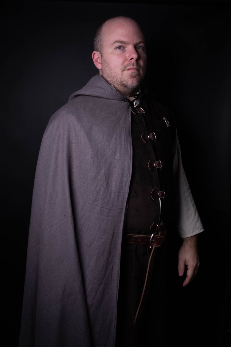 Linen Hooded Cloak - Etsy