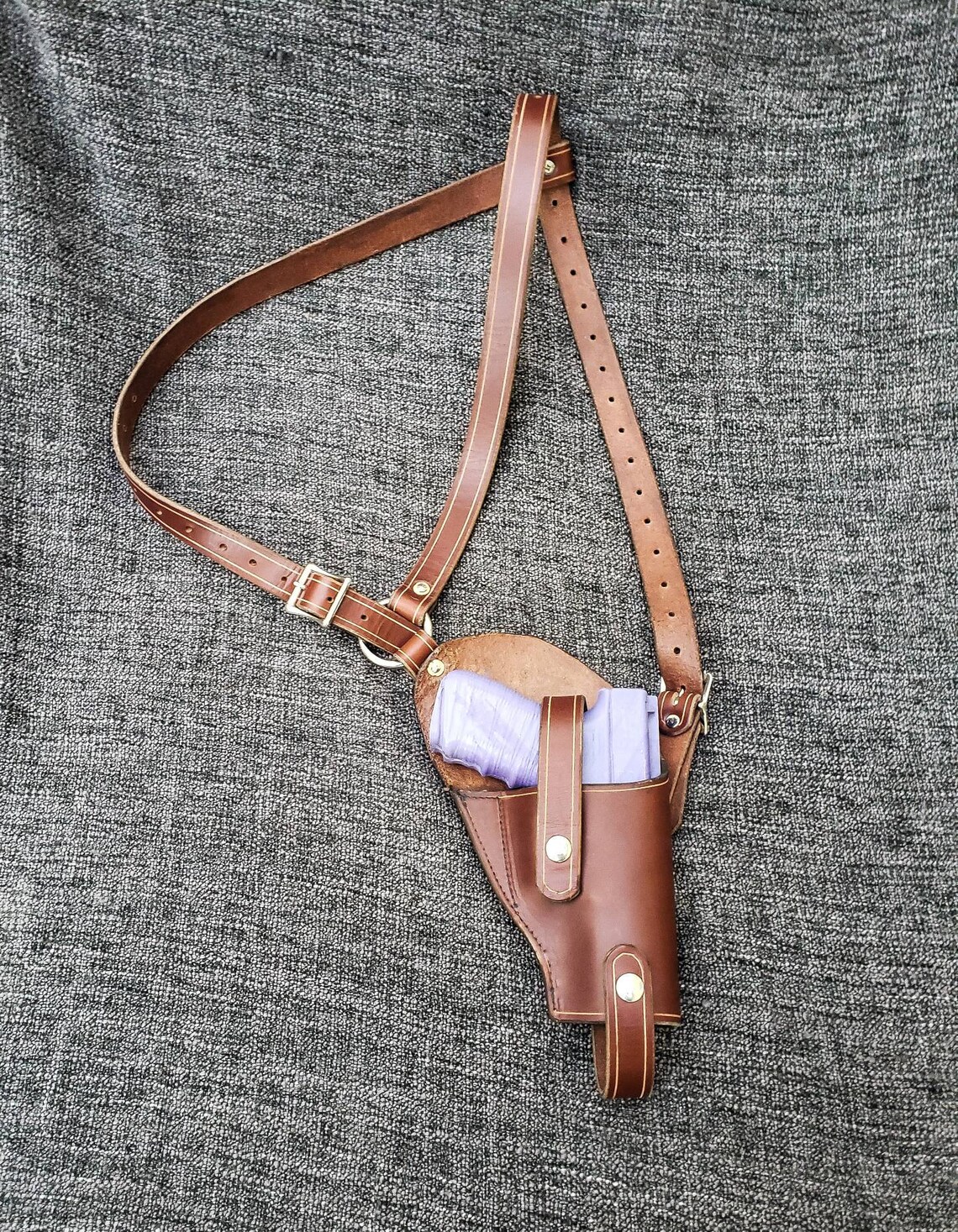 Handmade Leather Tanker Holster - Etsy