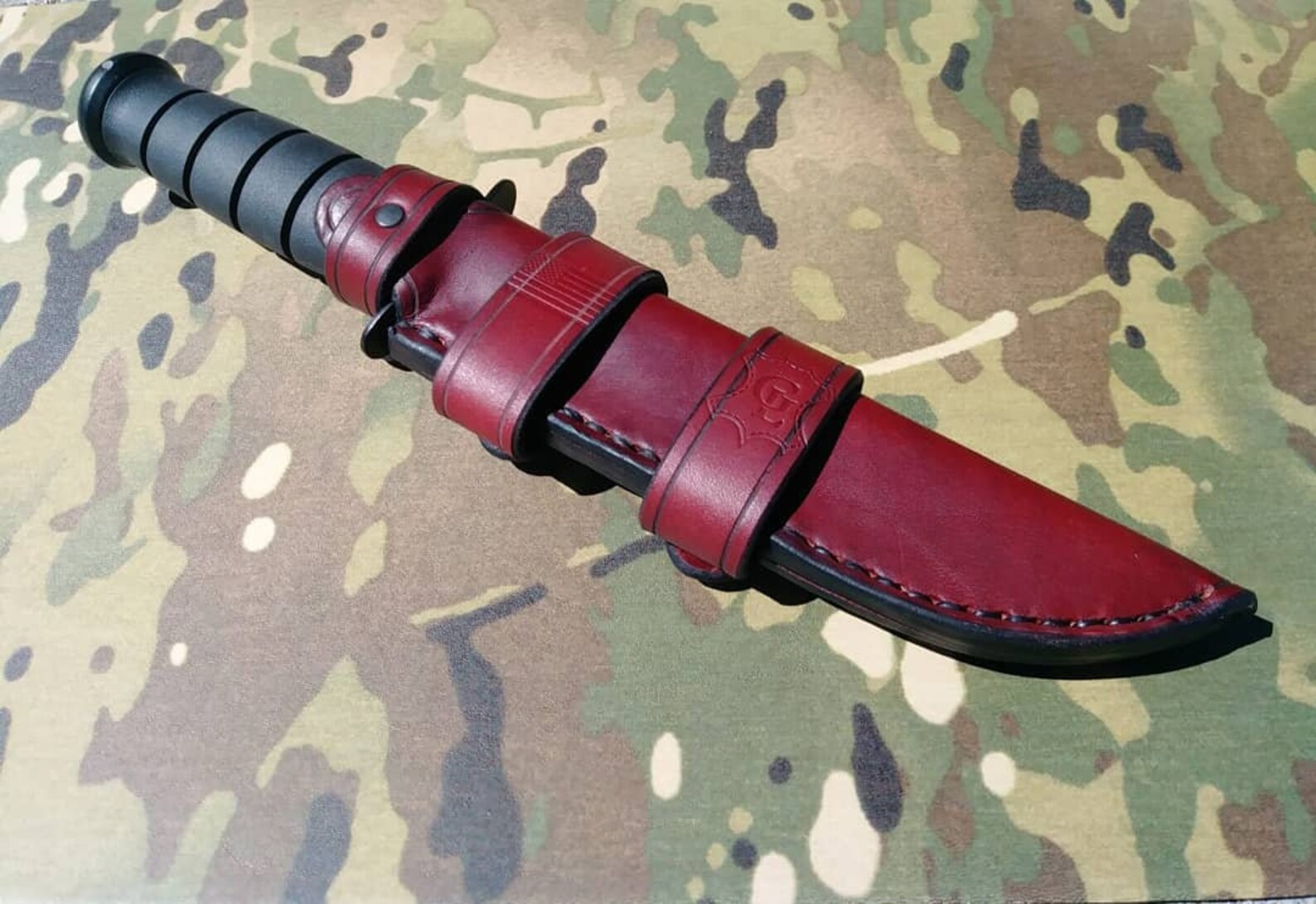 Leather Scout Sheath for the Ka Bar Fighting Knife - Etsy