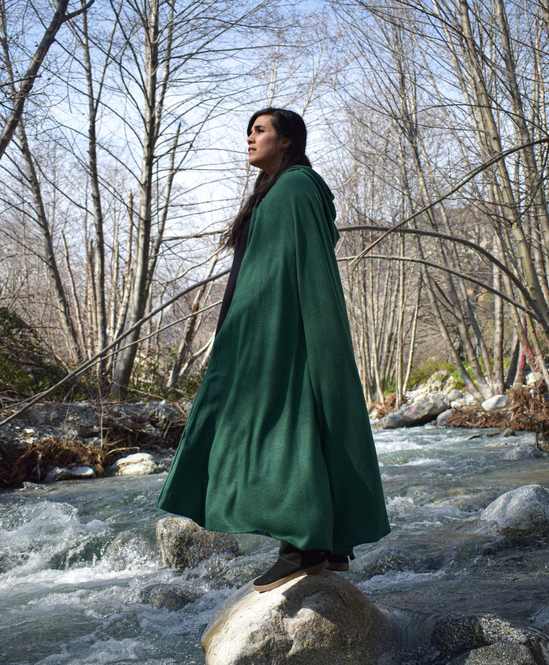 Fleece Hooded Cloak - Etsy