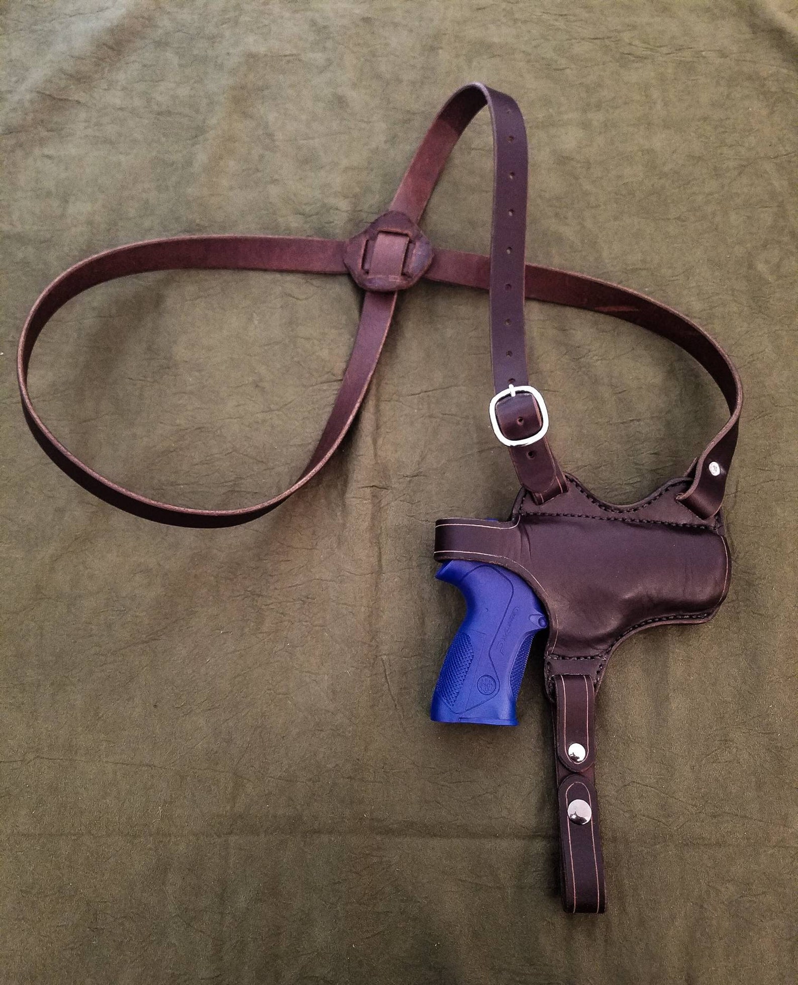 Handmade Leather Shoulder Holster - Etsy