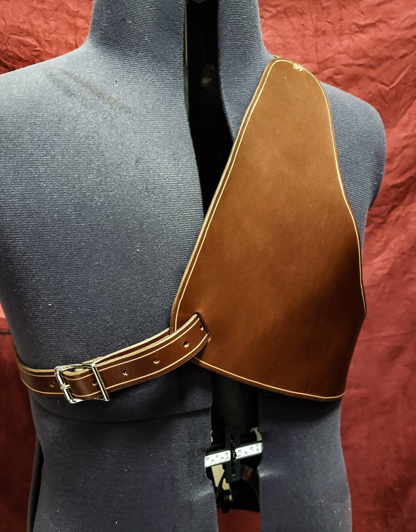 Leather Half Chest Armor Etsy